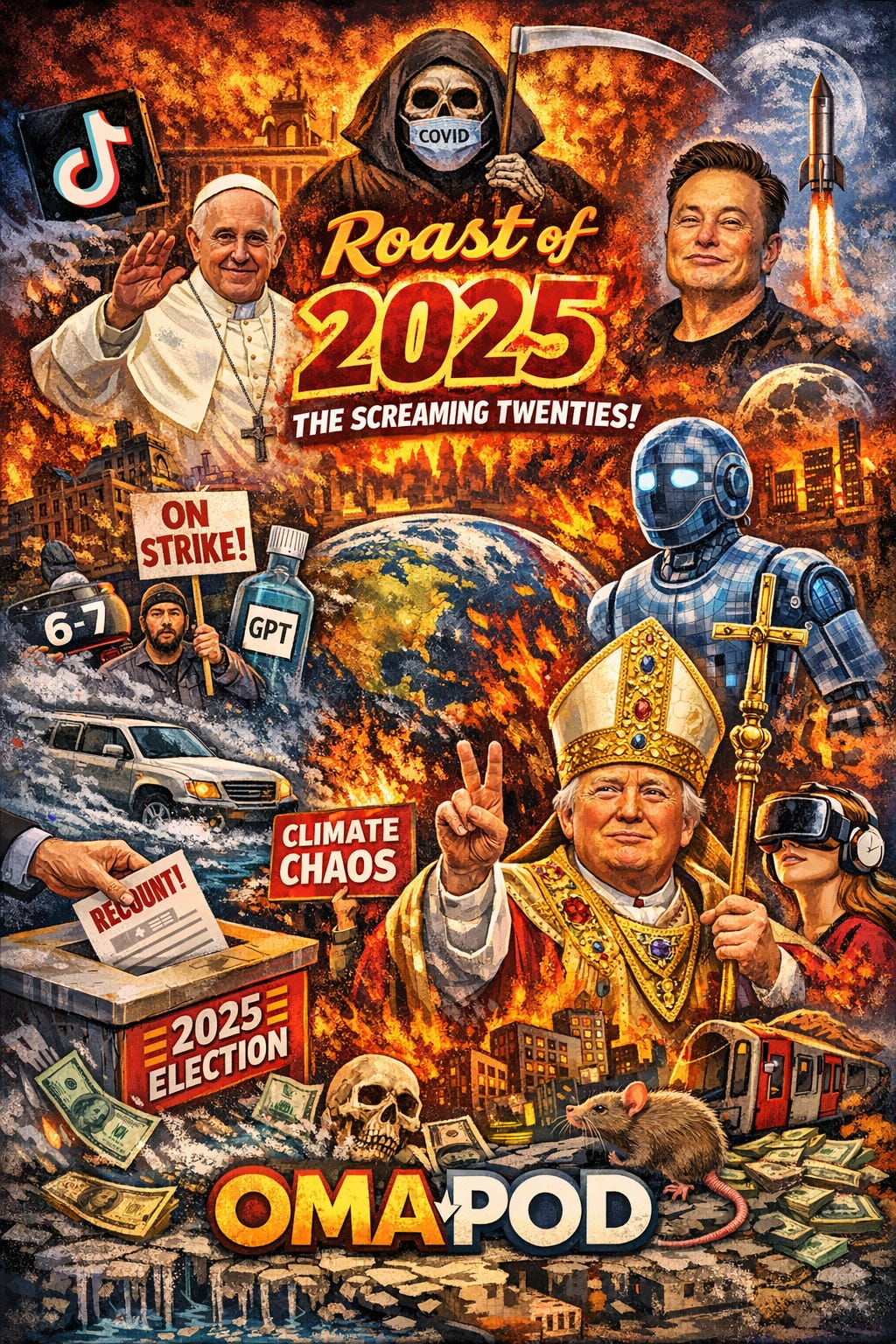Bree Kalhorn on roasting 2025: Papal bling, Grok, Luigi Mangione ...