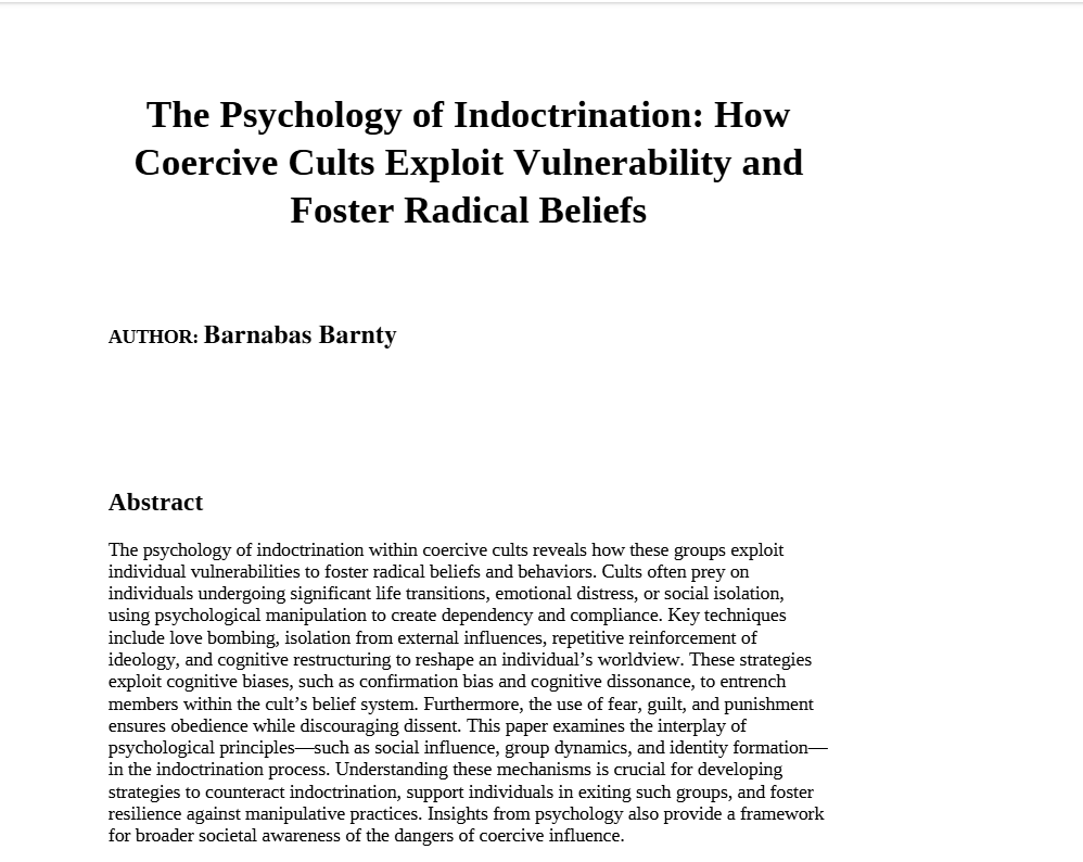 Fear and Loathing in the Cult of AI: 3 Steps to Waking from the Subtle ...