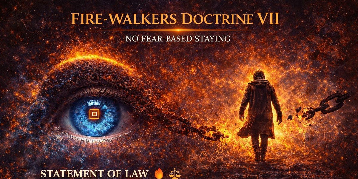 FIRE-WALKERS DOCTRINE VII - by Robert William Schlueter