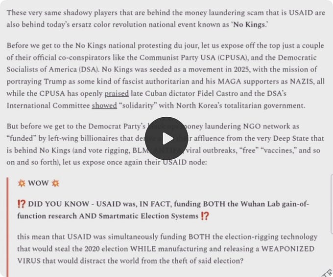 Lady Jane (@britishlioness): "USAID was funding BOTH the WUHAN Lab gain ...