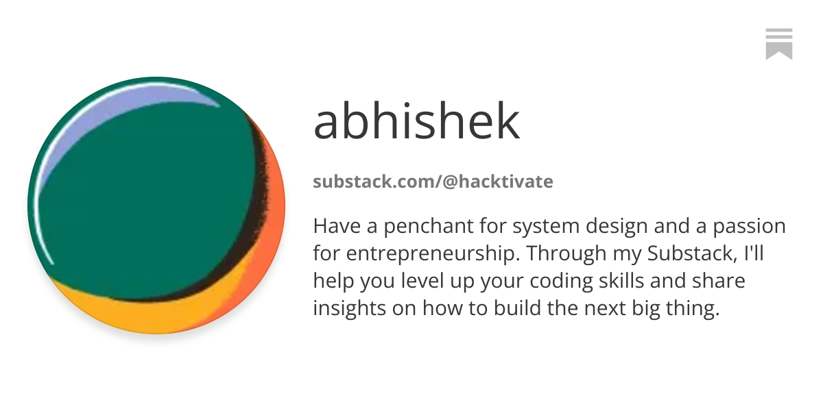 abhishek | Substack