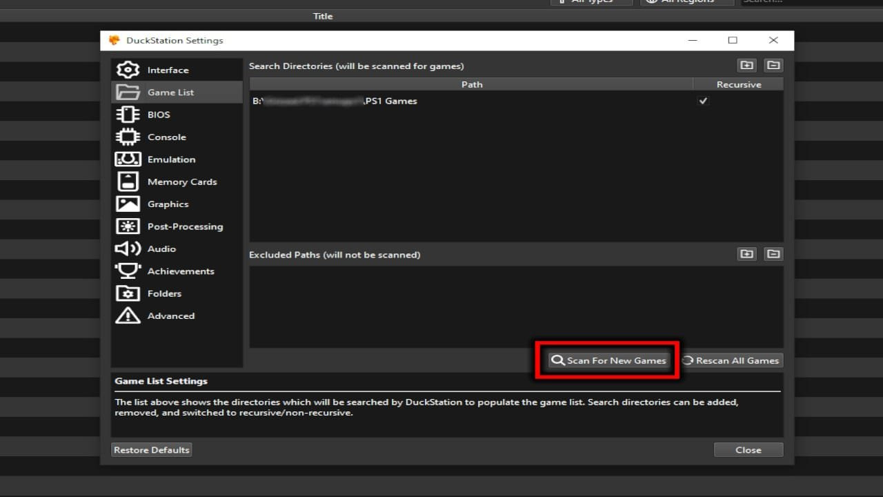 How to use and set up the Duckstation PlayStation emulator