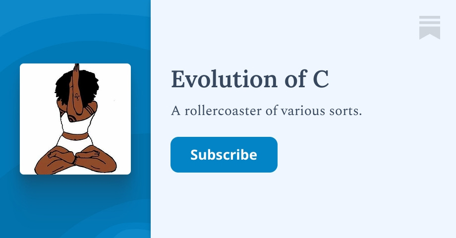 Evolution of C | Ciara J | Substack