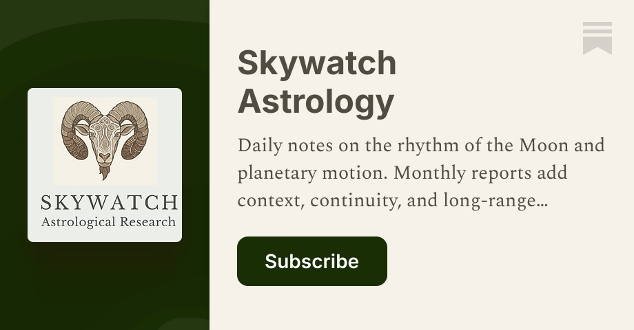 Skywatch Astrology | Ellen Kimble | Substack