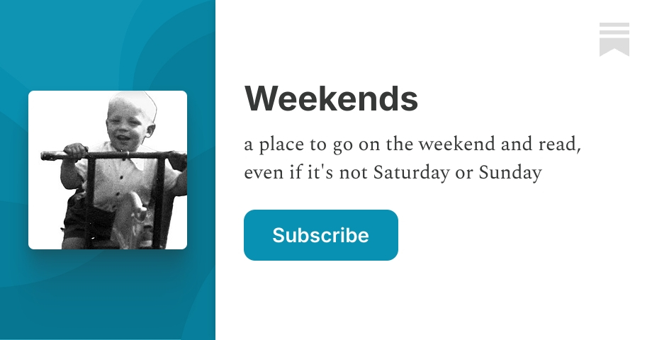 How Do You Define Weekend? - by Ken Ronkowitz - Weekends