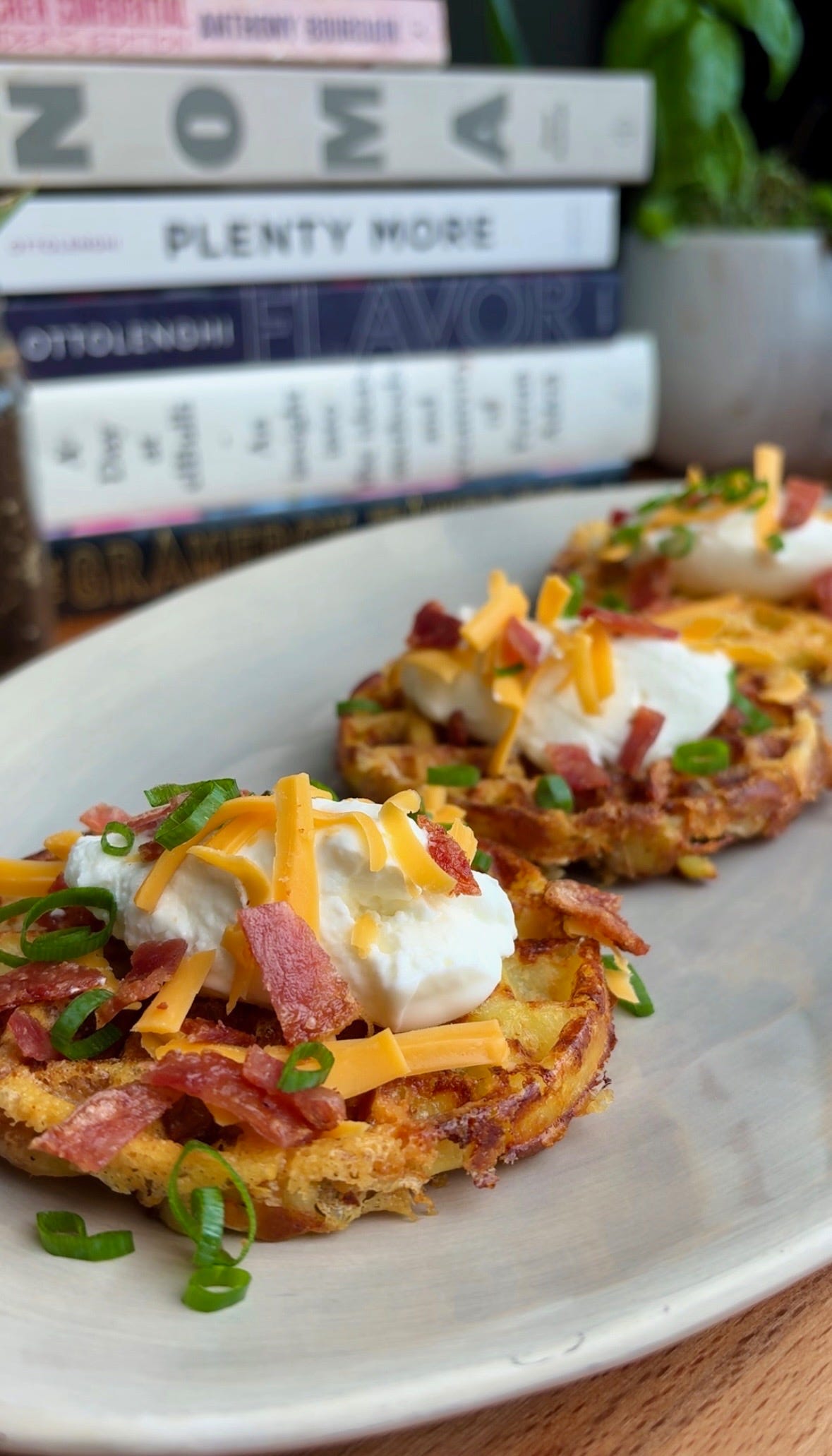 Fully Loaded Baked Potato Waffles - by Chef Josh Gale
