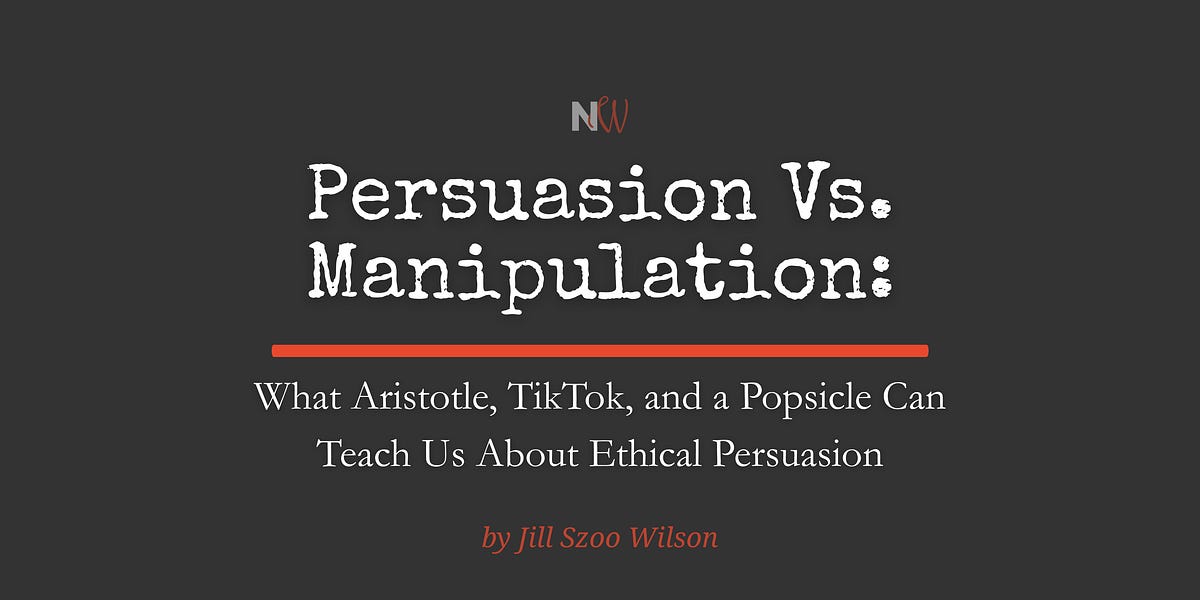 The Difference Between Persuasion and Manipulation