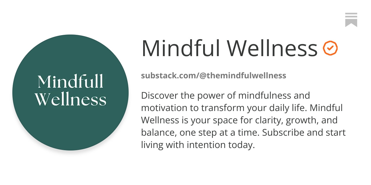 Mindful Wellness | Substack