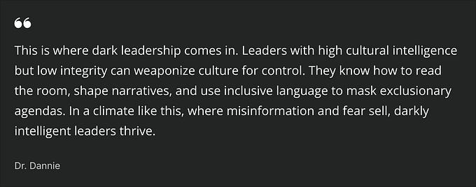 André Darmanin (@theculturalcurrents): "Well said @Dr. Dannie I have ...