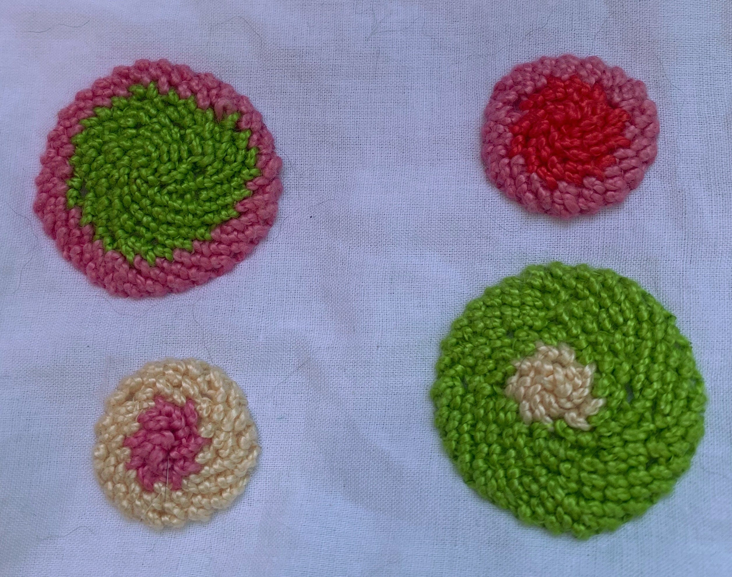 Knots landing - by Janice Weiser - Slow Stitching Circle