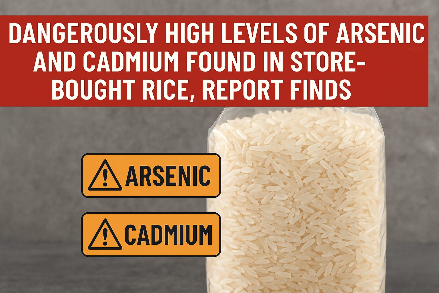 Dangerous Levels of Arsenic and Cadmium Found in Popular Rice Brands ...