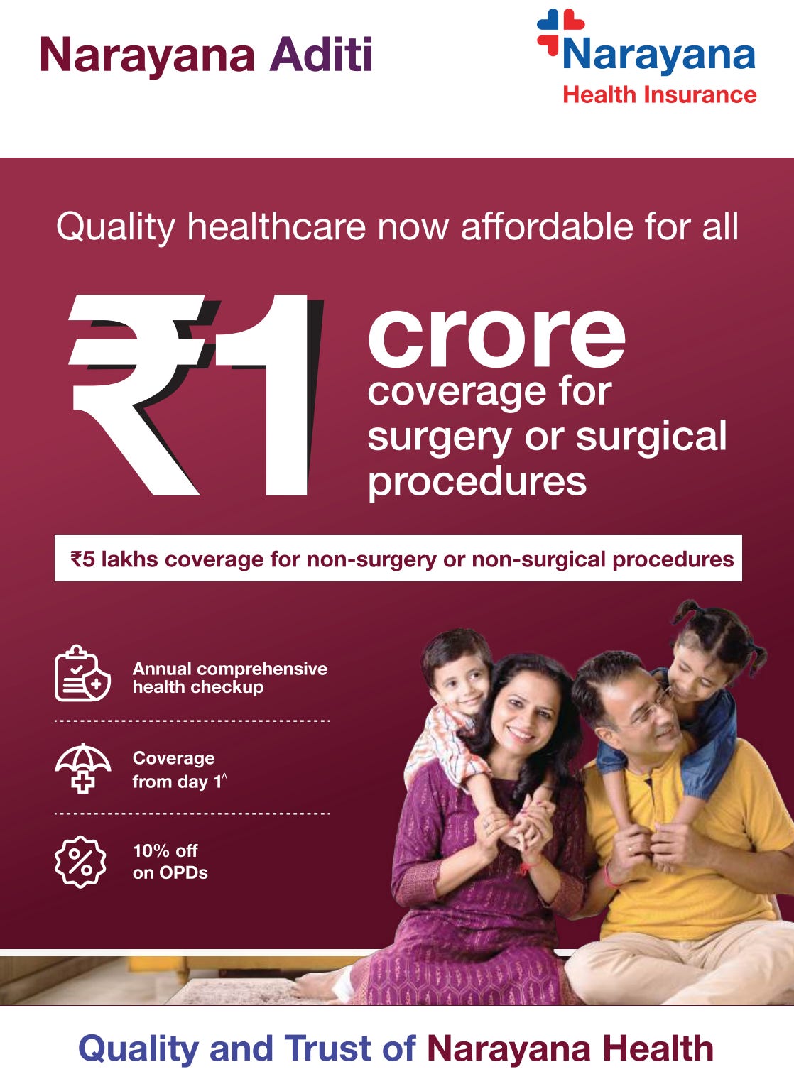 Narayana Health's Integrated care based Aditi insurance