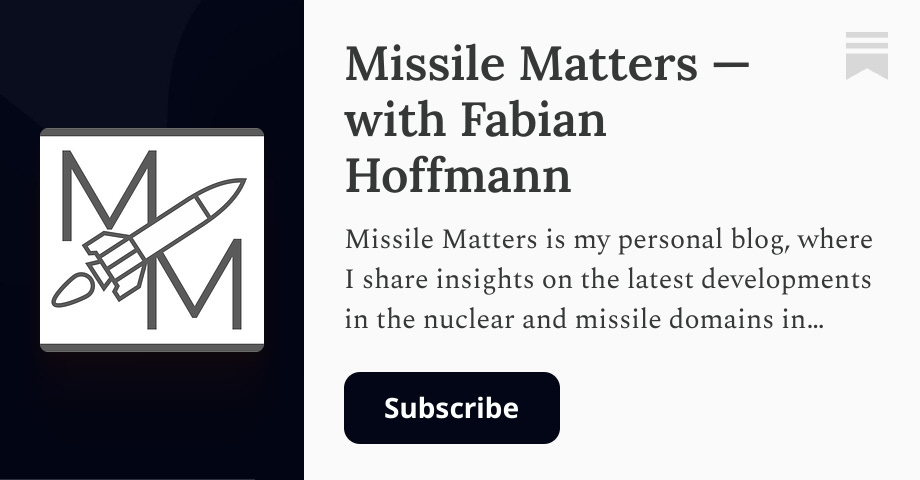 Missile Matters — with Fabian Hoffmann | Substack
