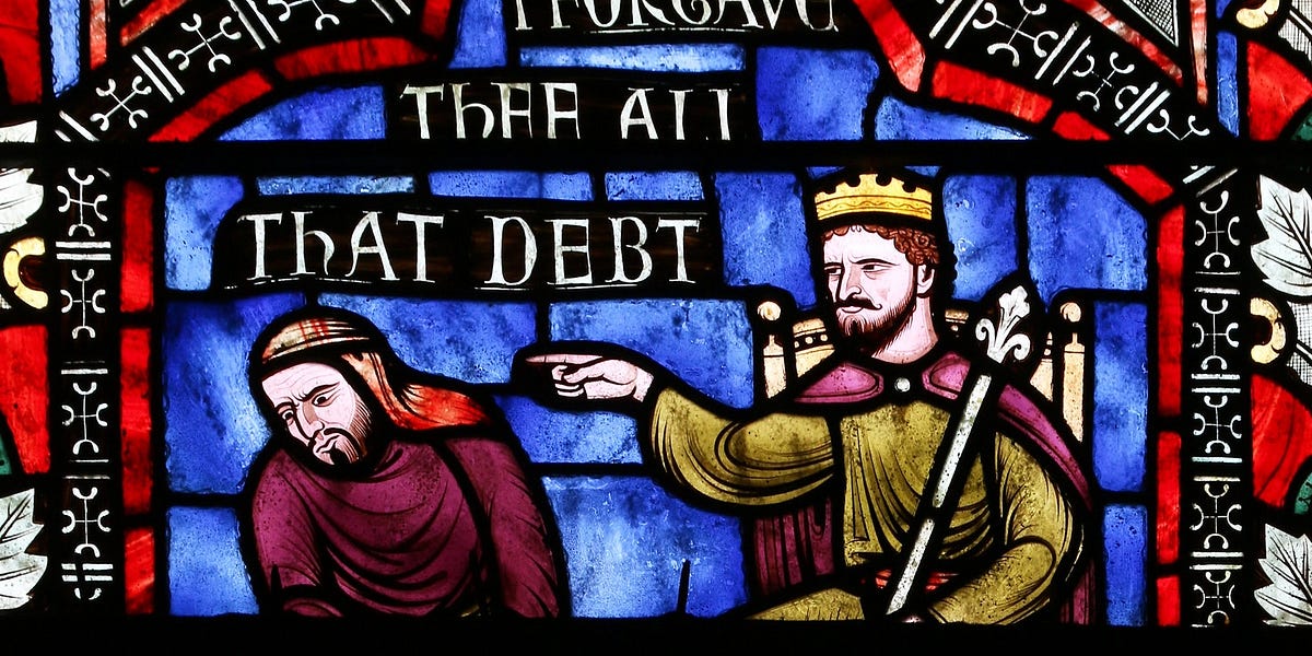 Why the unpayable debt of sin requires us to be merciful to others