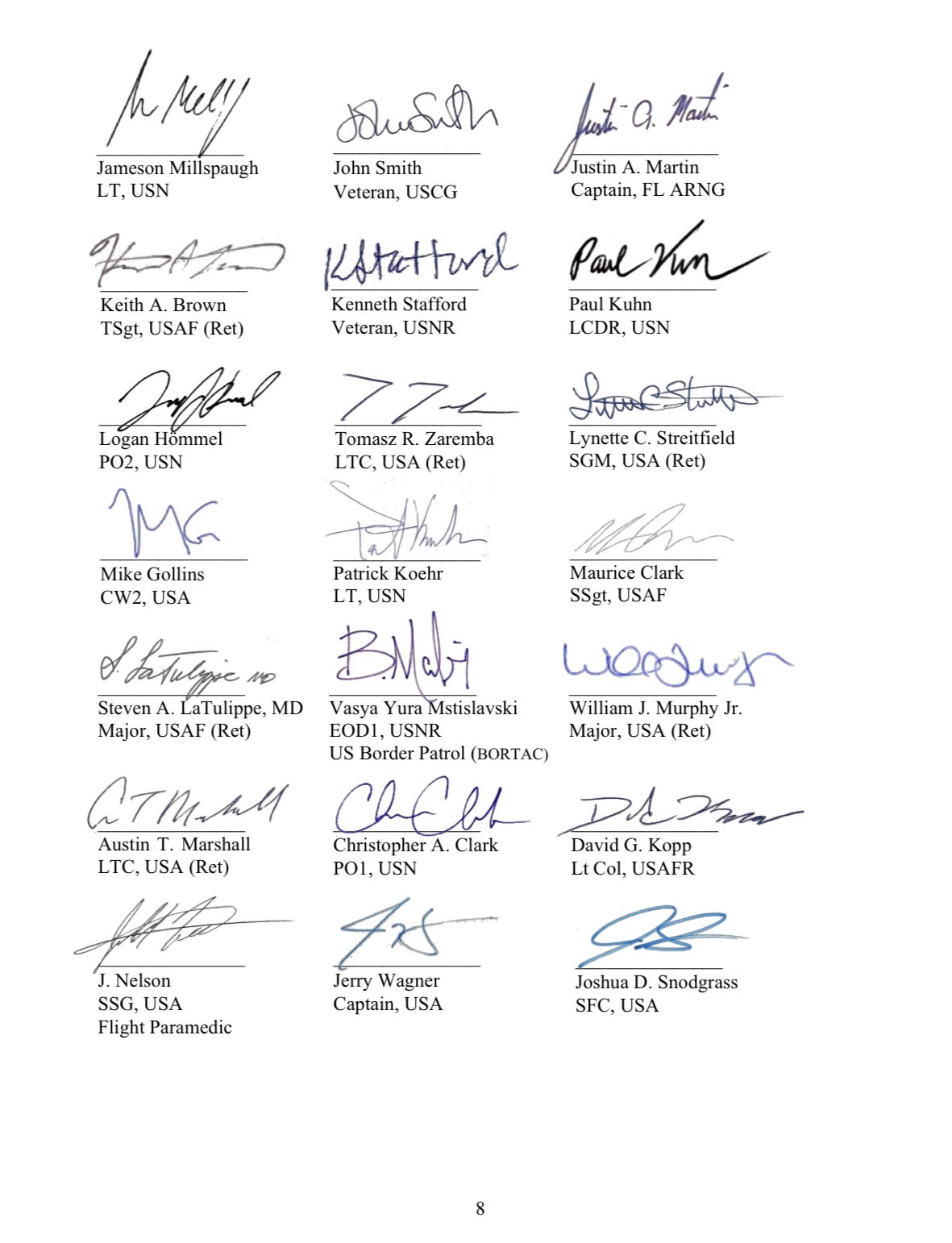 An Open Letter to the American People from Signatories of A Formal ...