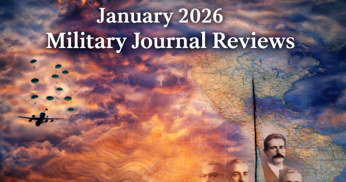 Military Professional Journals - January 2026