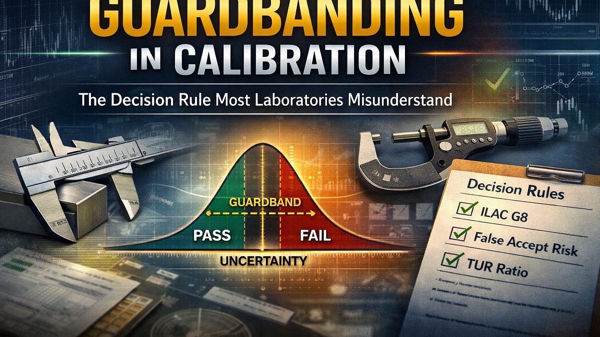 Guardbanding in Calibration: The Decision Rule Most Laboratories ...