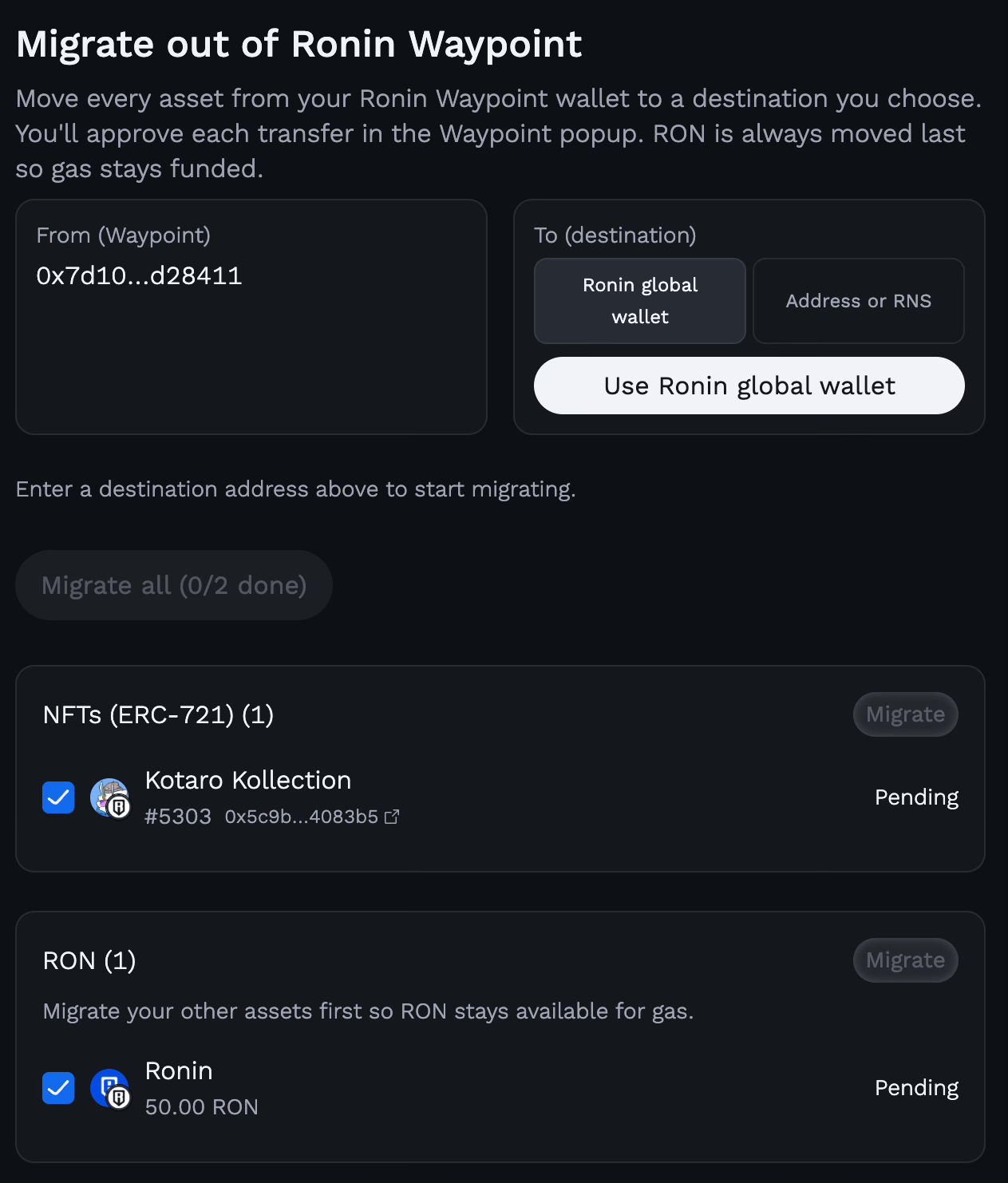 Ronin Waypoint is now Ronin Stash! - Ronin’s Newsletter