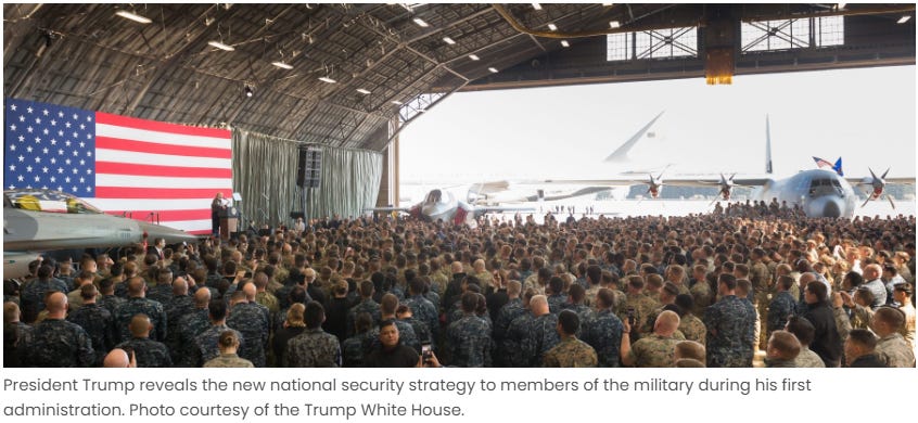 White House Releases 2025 National Security Strategy – Making America ...