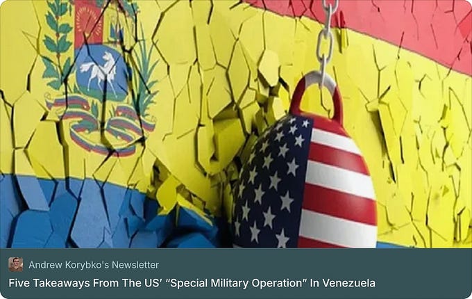 Andrew Korybko (@korybko): "Five Takeaways From The US’ “Special ...