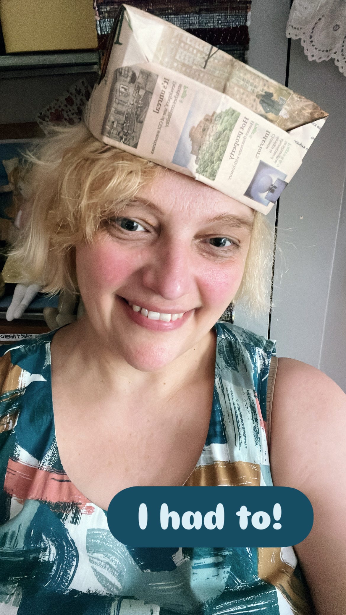 How to Make a Paper Hat - Letters from Jeni Hankins