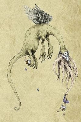 Fearsome cryptid creatures - by Sharon A. Hill