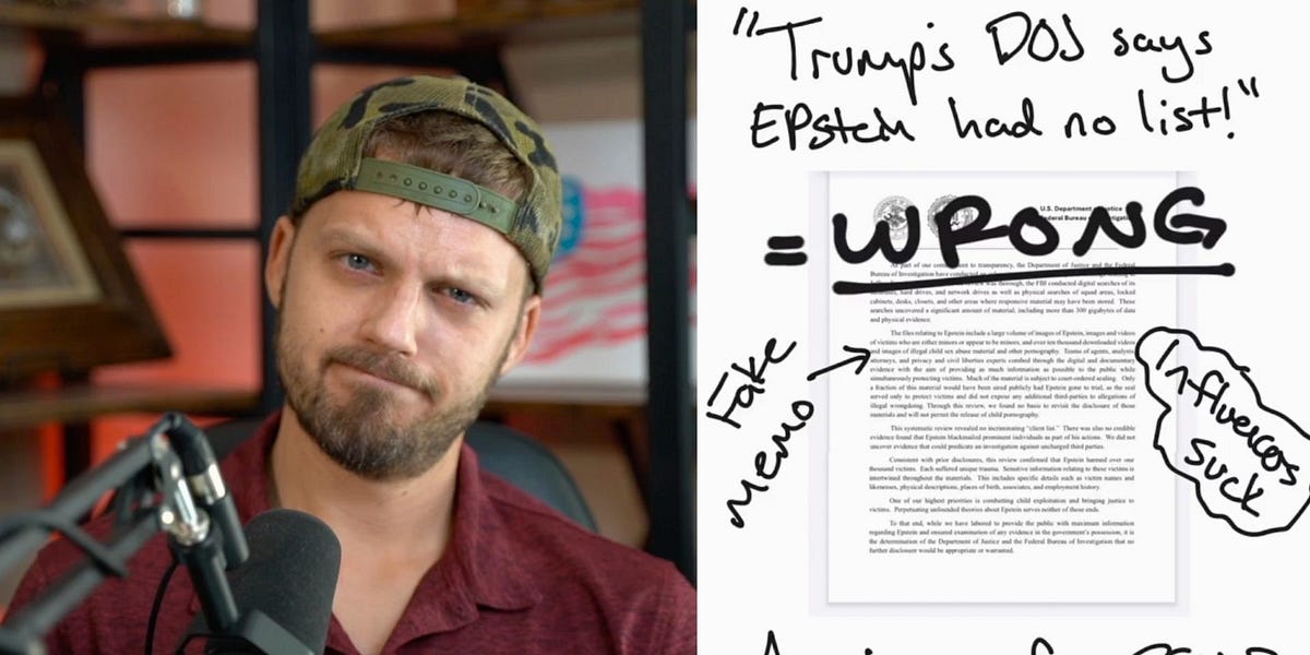 "Trump's DOJ Says Epstein Had No Client List!" - but did they? (Anatomy ...
