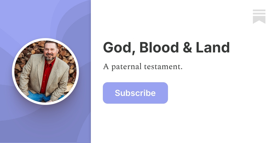 God, Blood & Land | Paul Hambrick | Substack