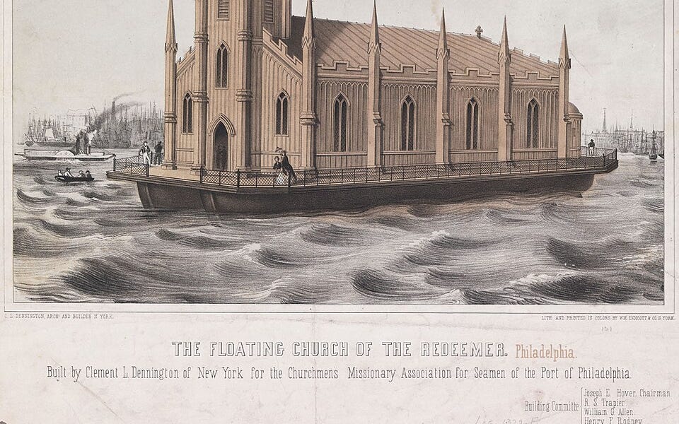 Victorian floating chapel brought worship to sailors, then sank