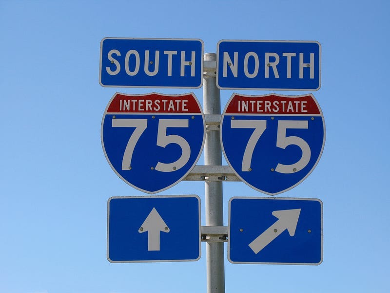 What the Numbers Mean on Interstate Highway Signs