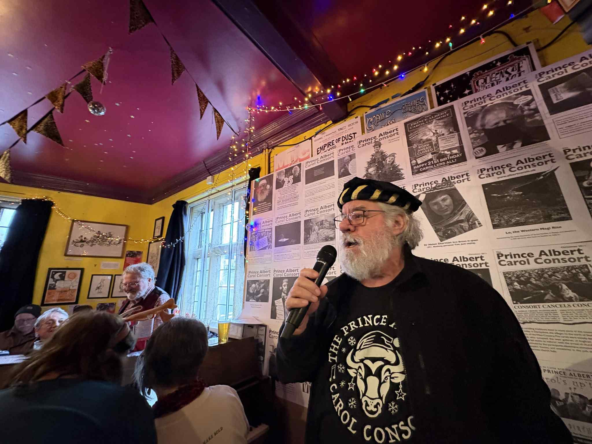 25 years of carol singing at the Prince Albert