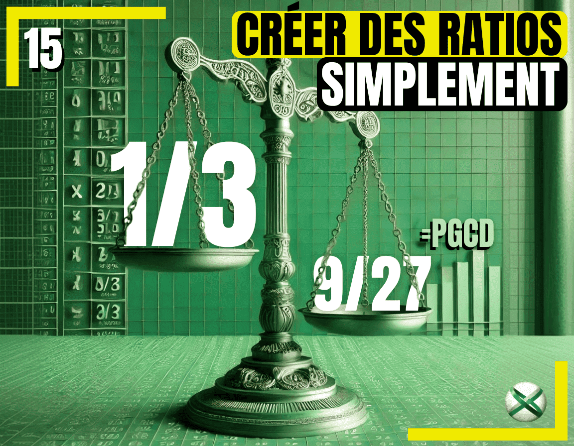 =PGCD : calculer et simplifier des ratios facilement sur Excel