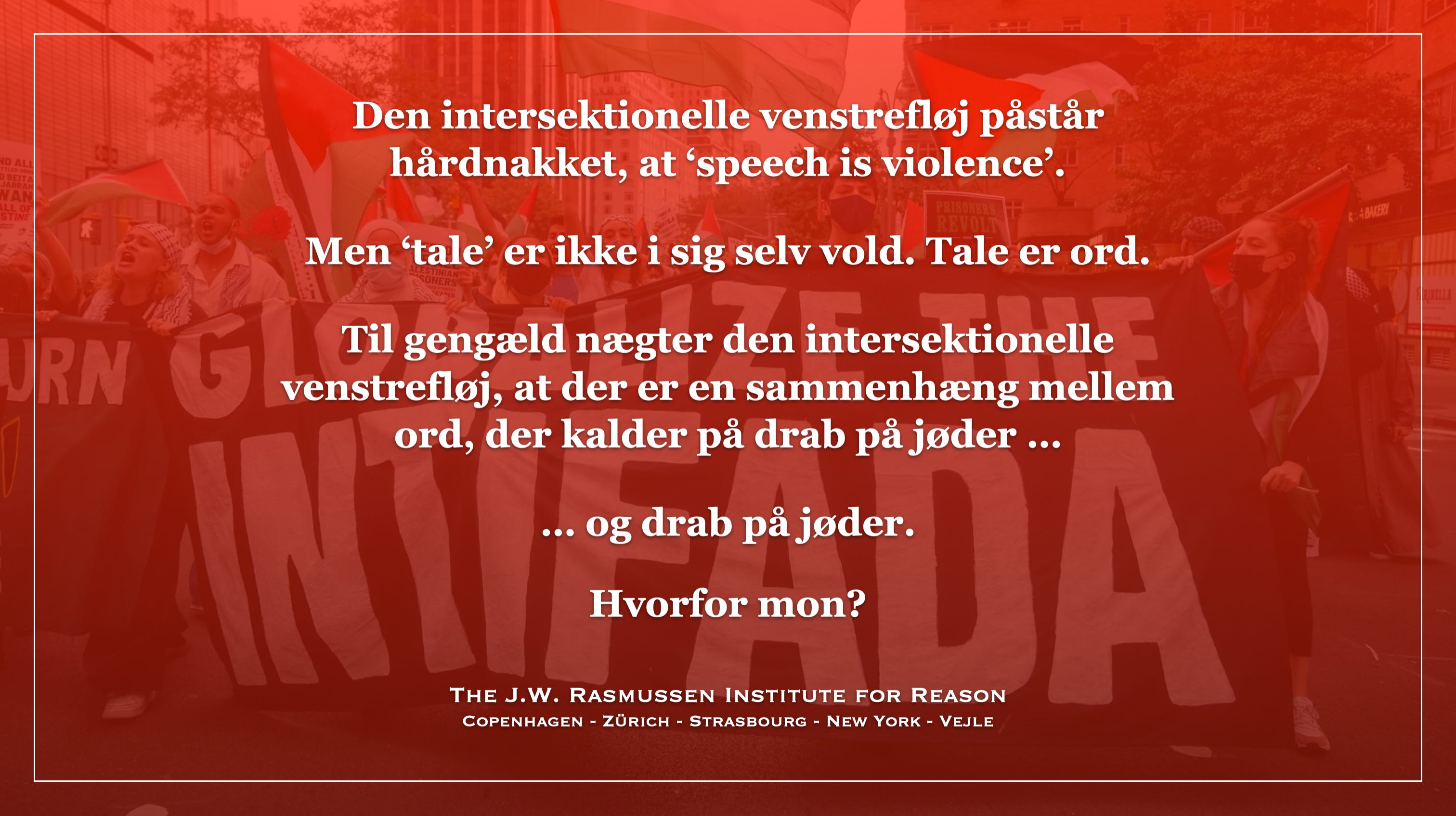 Det, du opfordrer til, er det, der sker