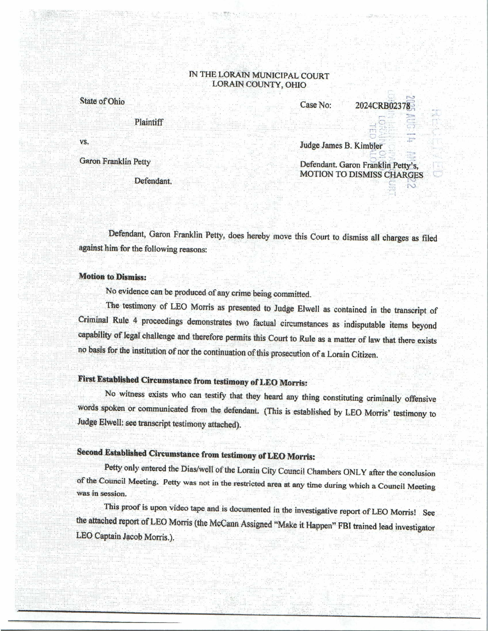 The Trial of Garon Petty: Prosecuting a Citizen Journalist for Asking ...