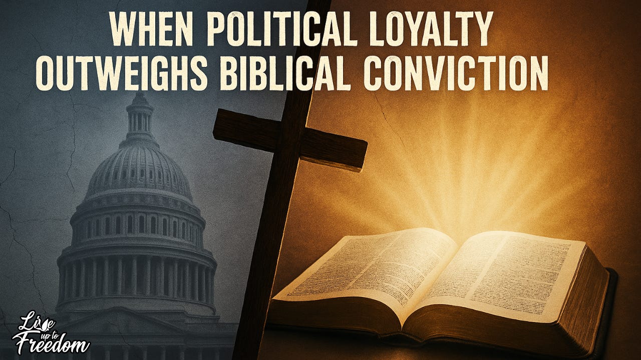 When Political Loyalty Outweighs Biblical Conviction