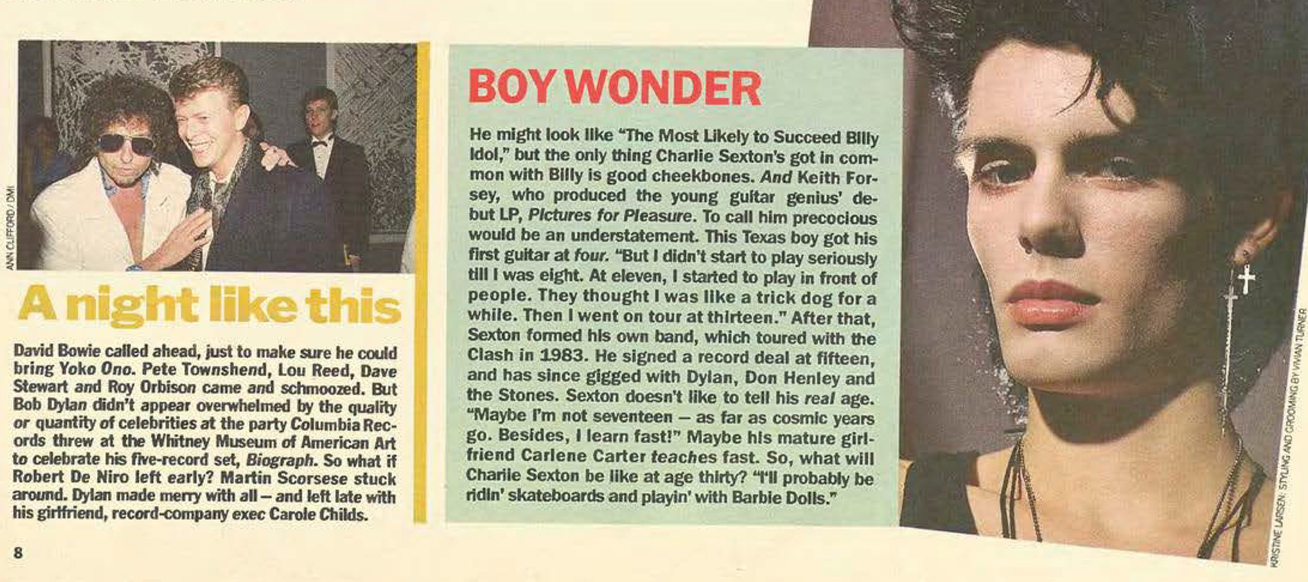 Charlie Sexton Makes His Dylan Debut - by Ray Padgett