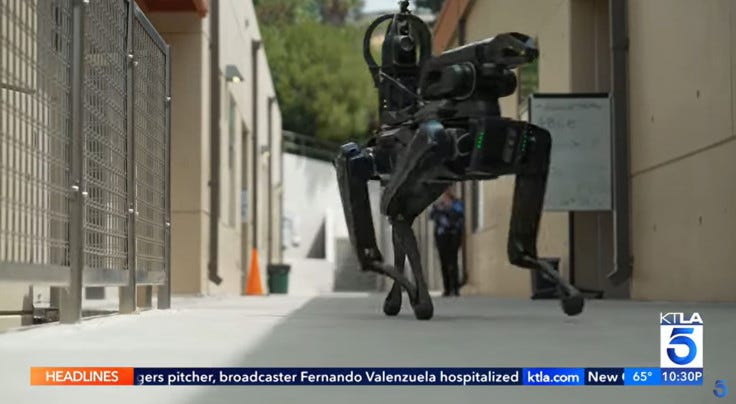 LAPD Defends Unleashing Robot Dog on City, Promises 'Spot' Will Never ...