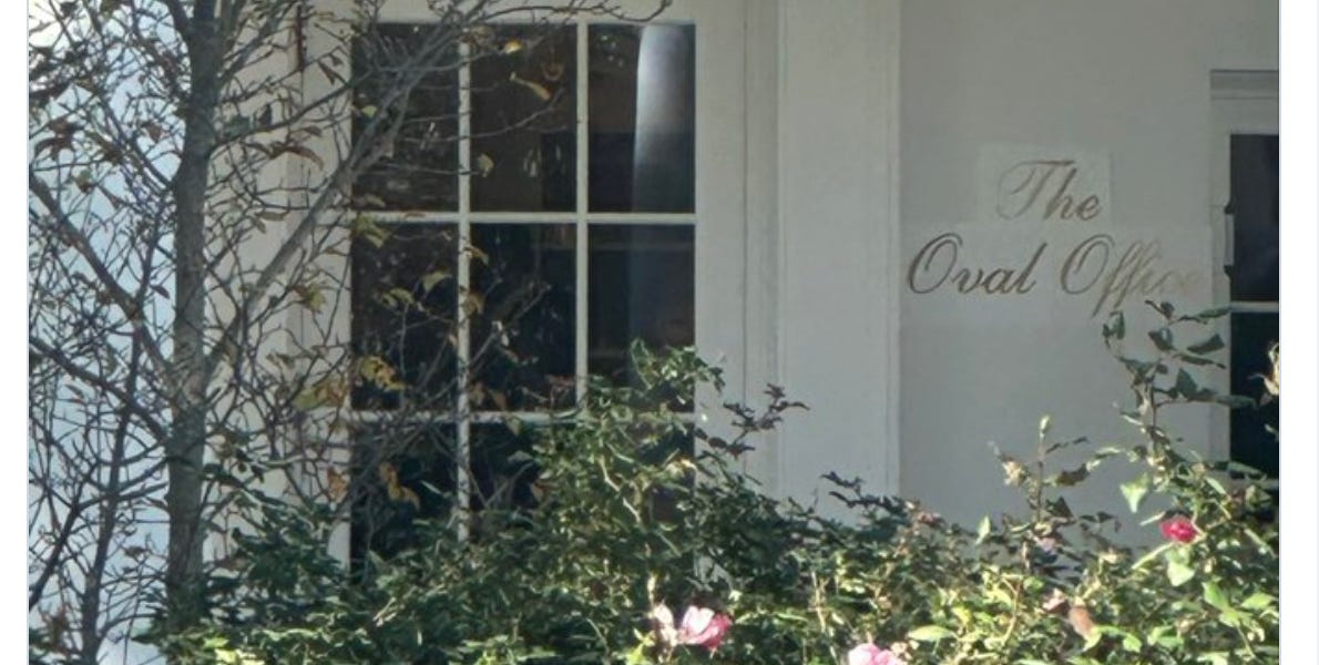 White House Dementia Care Unit Helpfully Labels Oval Office With Giant ...