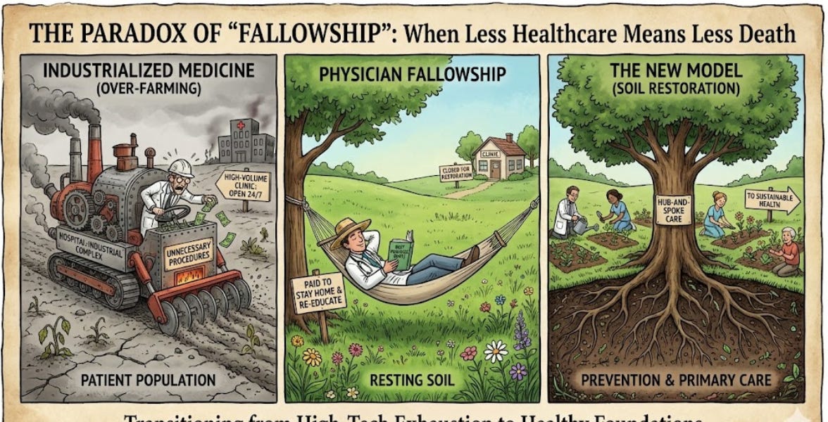 The Paradox of “Fallowship”: When Less Healthcare Means Less Death