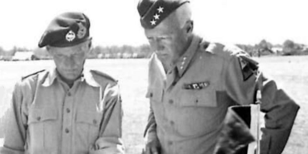 Patton slaps another soldier - by Martin Cherrett