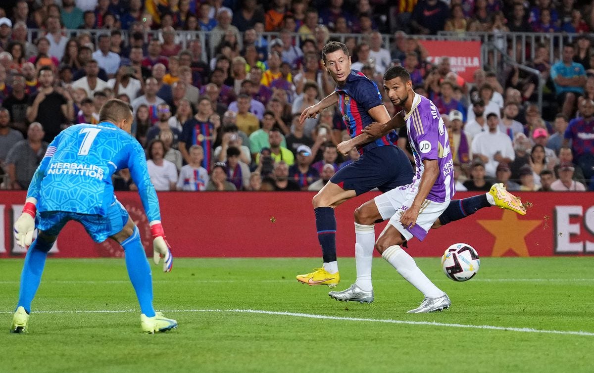 Robert Lewandowski is already the star of the show at Barcelona