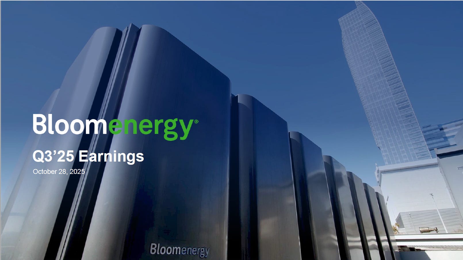 #BE | Bloom Energy 2025年第三季財報亮點