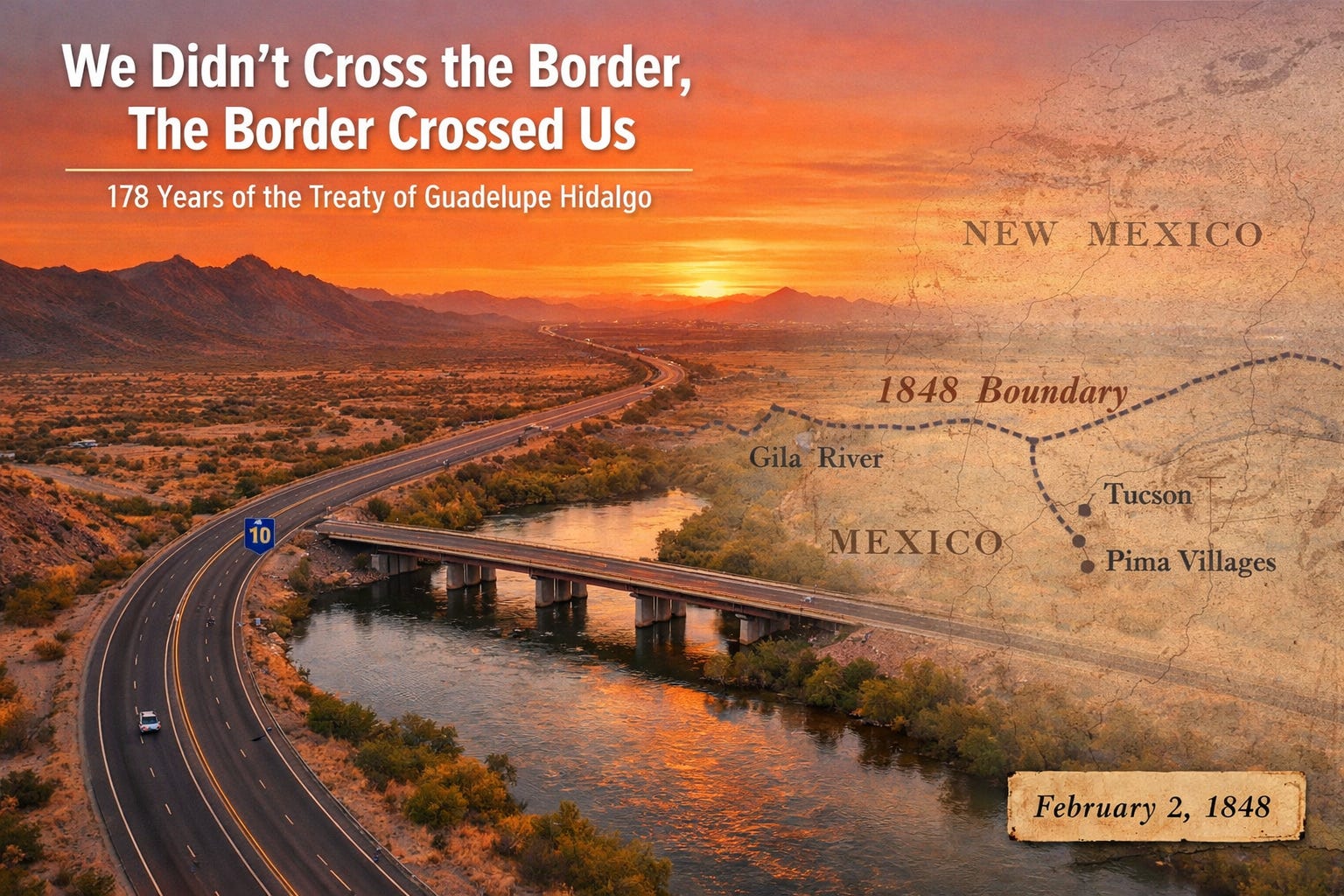 🗺️ 178 Years Ago Today, The Border Crossed Us—And It's Still Happening ...