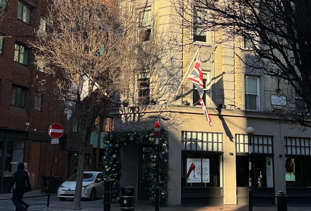I found a mid-range hotel in a rock star location in London