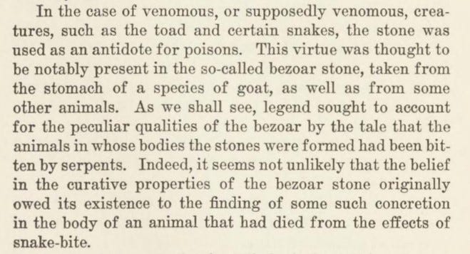 The Lure of Bezoar Folklore - Wistmoor Grove