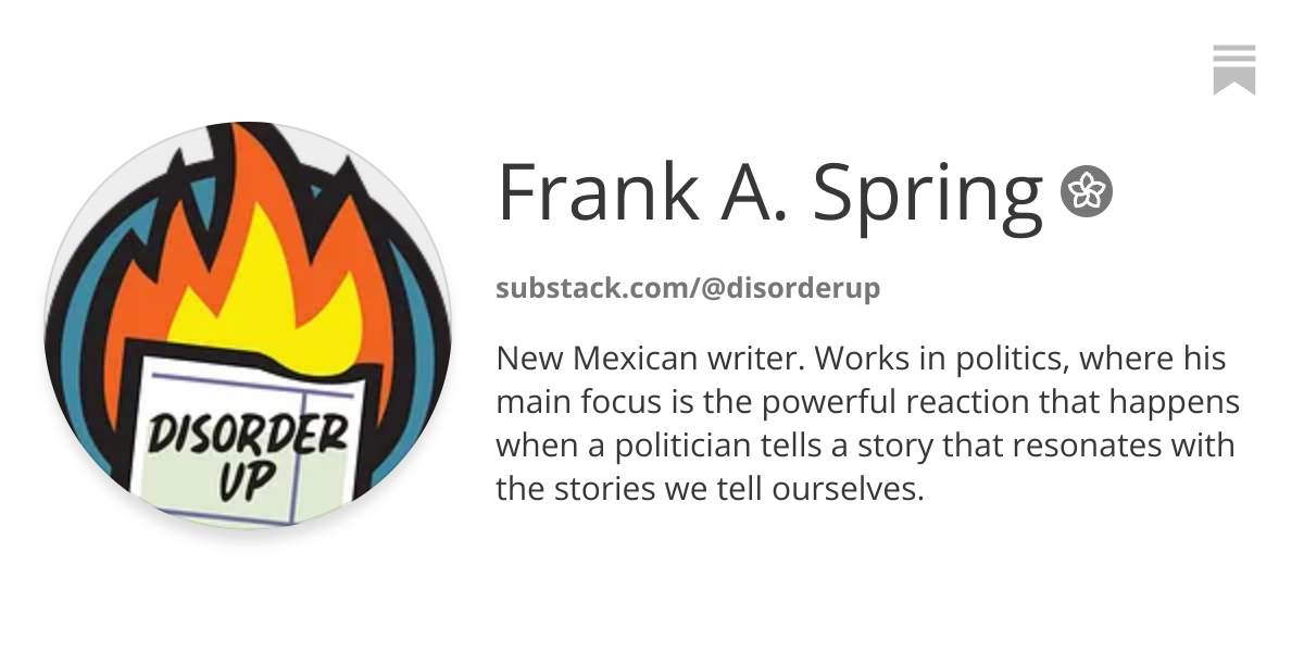 Frank A. Spring | Substack