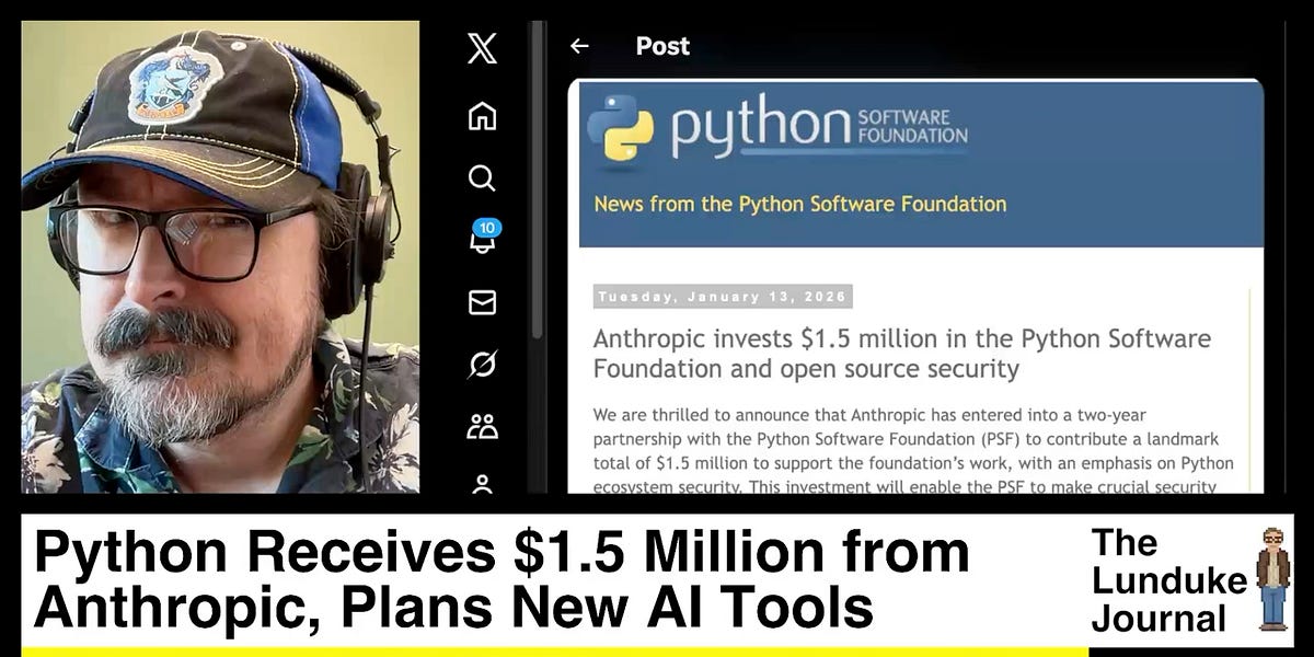 Python Receives $1.5 Million from Anthropic, Plans New AI Tools