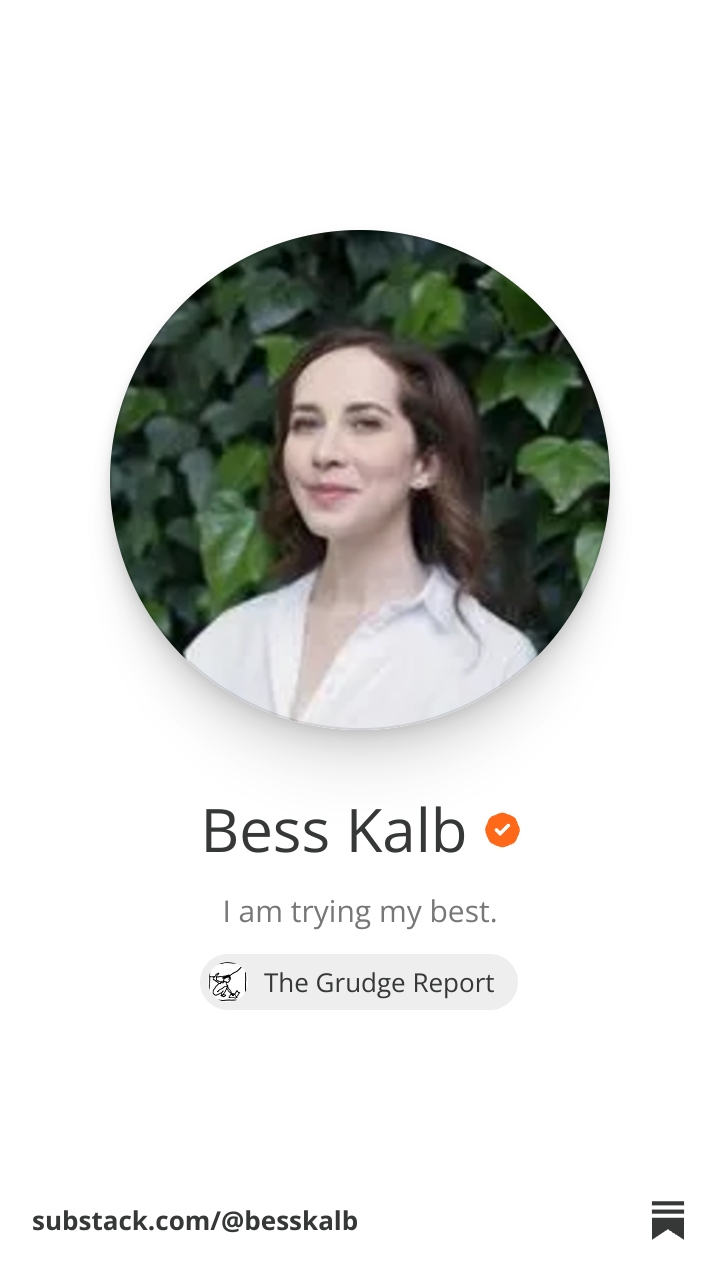 Bess Kalb | Substack