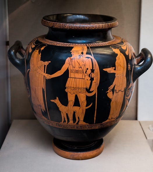 Ancient Red Figure Pottery - by Simon Cameron