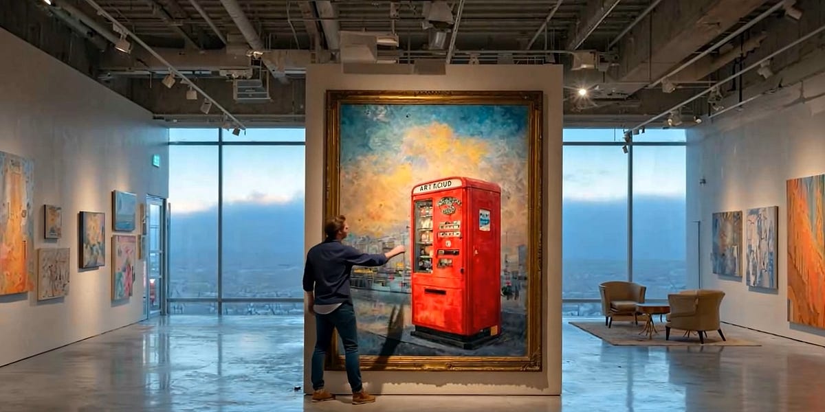 Surreal Museum Vending Machine | AI Prompting, Midjourney Workflow ...
